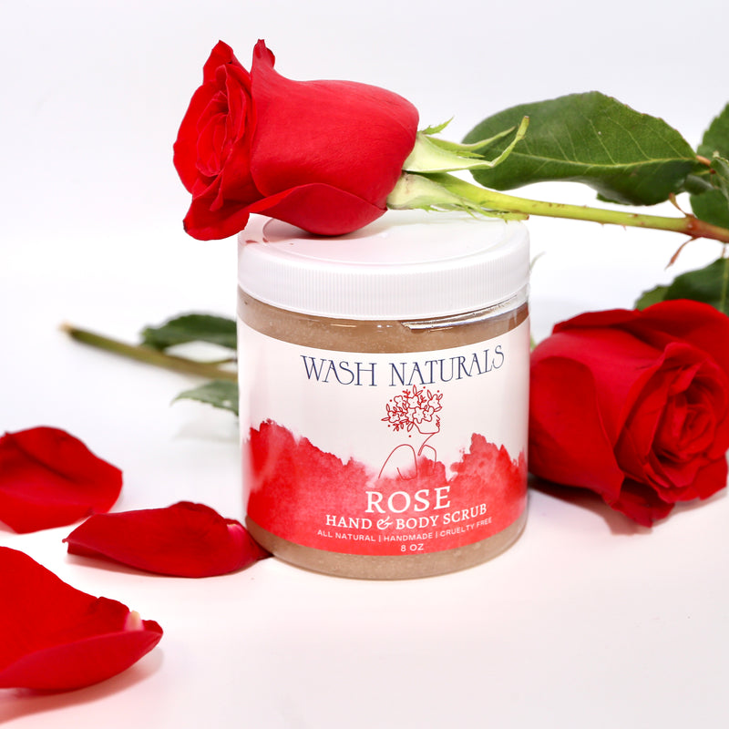 Rose Body Scrub – Wash Naturals