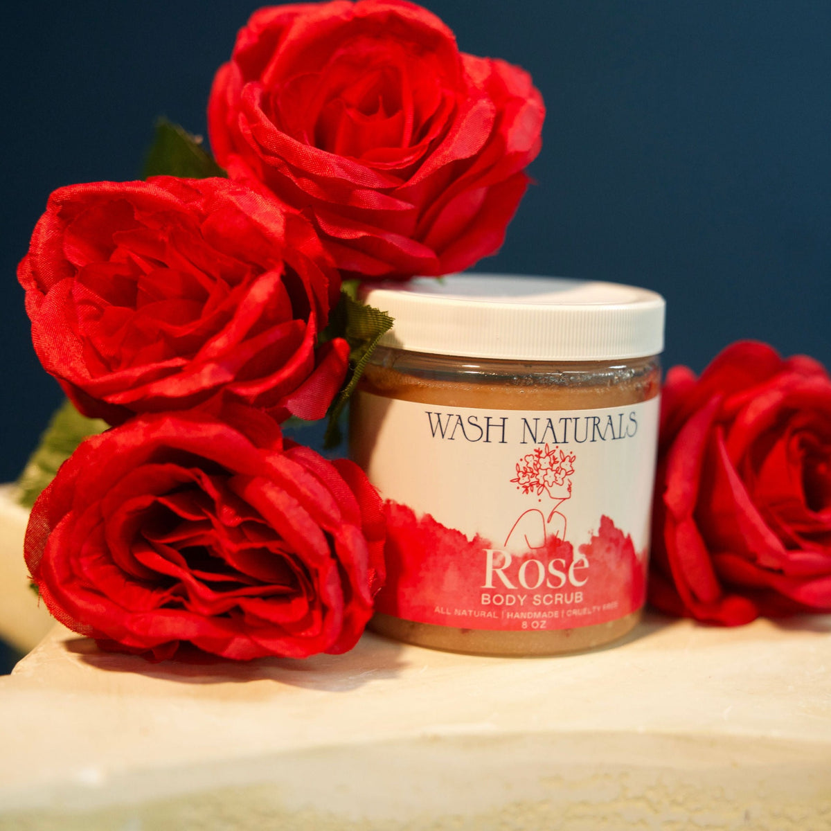 Rose Body Scrub – Wash Naturals