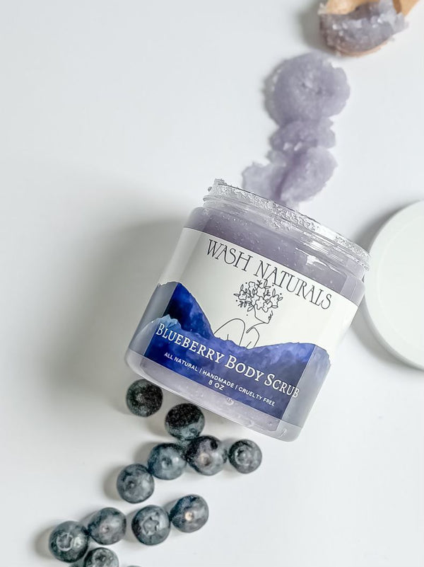 Blueberry Body Scrub – Wash Naturals