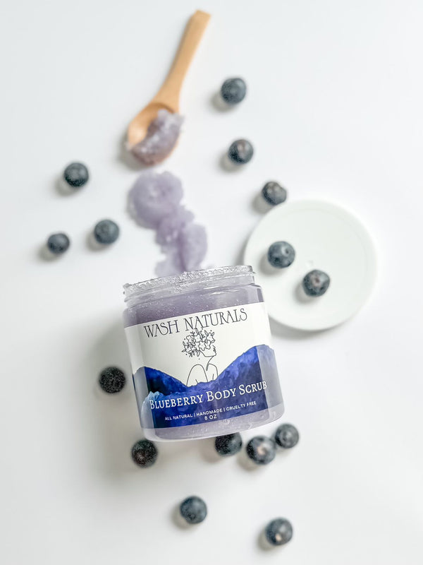 Blueberry Body Scrub – Wash Naturals